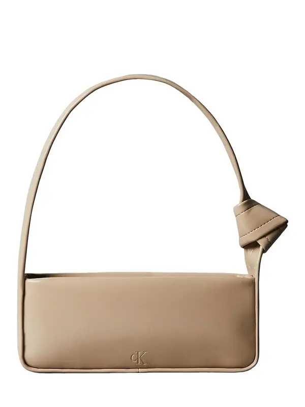 Calvin Klein Knotted Shoulder Bag - Crockery