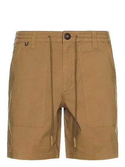 ROARK Layover Utility Ripstop Shorts - Dark Khaki