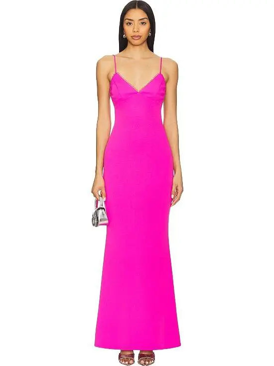 Katie May Vivian Gown - Electric Pink