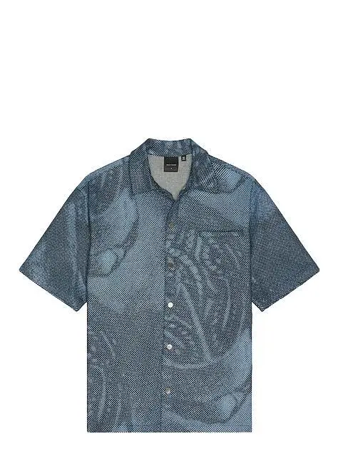 DAILY PAPER Braids Denim Shirt In Blue - Multi-colored