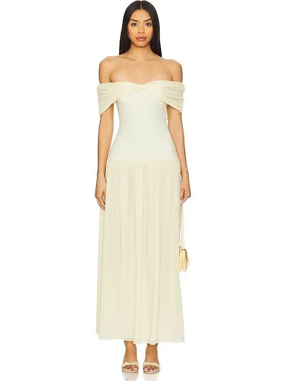 LOVERS AND FRIENDS Blake Maxi Dress - Butter Yellow