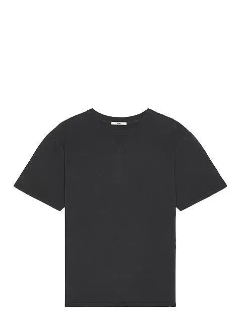 Neuw Base Tee In Black - Washed Black