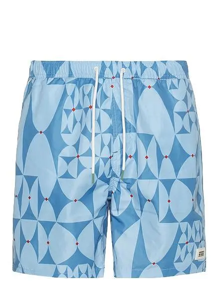 Scotch & Soda Mid-length Swim Shorts - Diamond Blue
