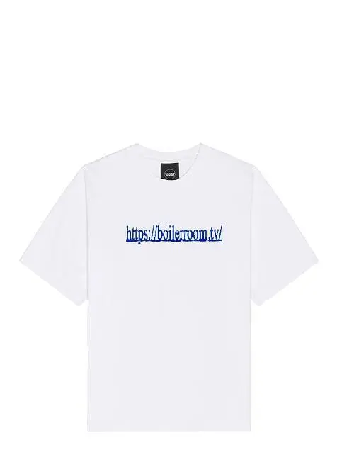 BOILER ROOM Tv Logo Tee - White