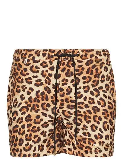 RUNAWAY THE LABEL Amalfi Leopard Boardshort - Arlo
