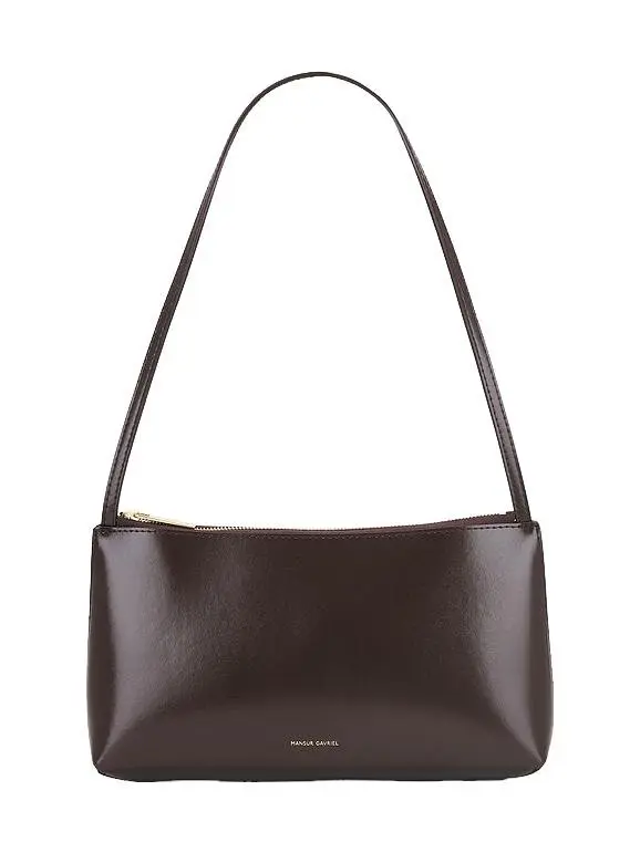 MANSUR GAVRIEL Gaia Shoulder Bag - Chocolate & Warm Grey