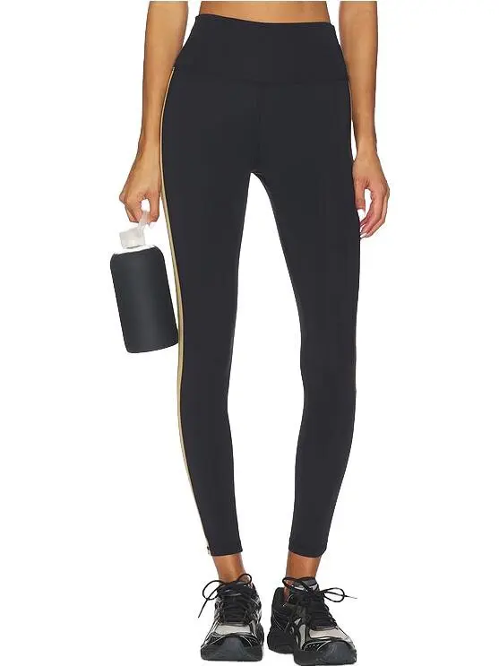 Strut This The Sage Ankle Legging - Black & Fern