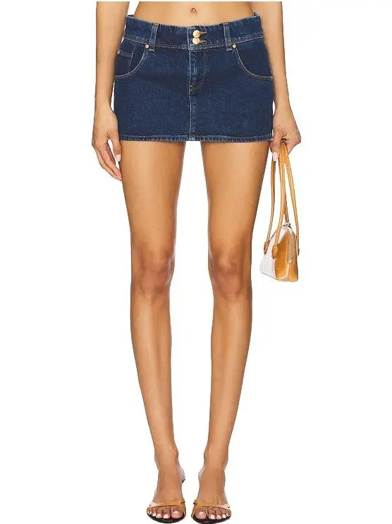 Hudson Jeans X Brooks Nader Micreaux Mini Skirt - Front Street