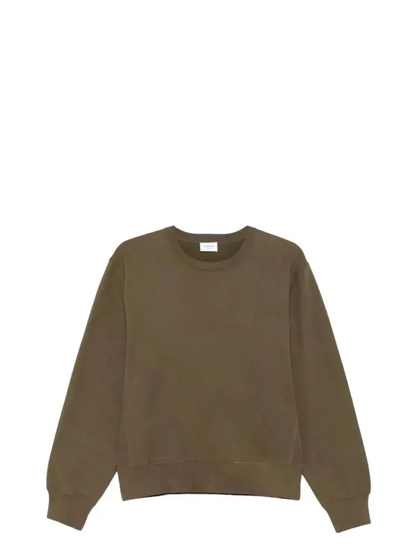 Saint Laurent Cassandre-embroidered Sweatshirt - Green