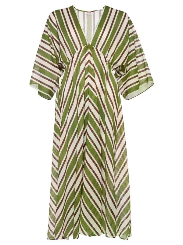 ERES Striped Dress - Green