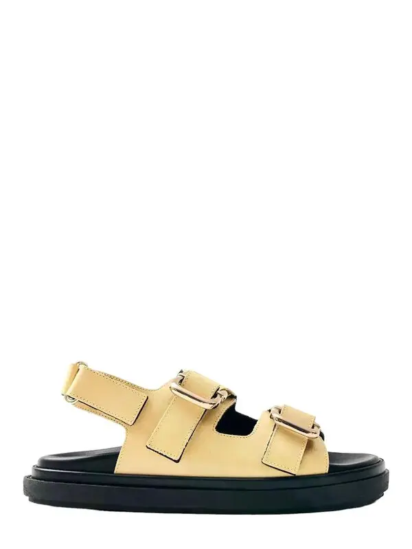 ALOHAS Harper Buckle Sandals - Yellow