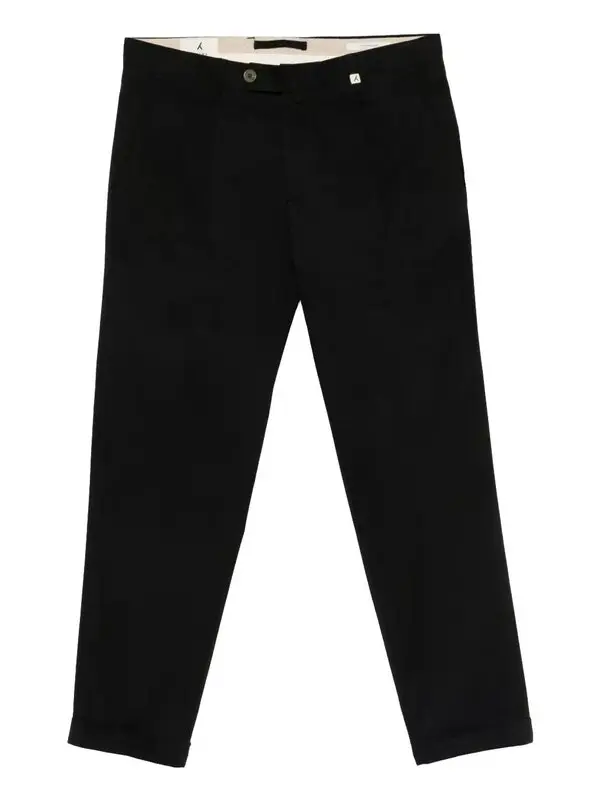 MYTHS Pleat-detailed Trousers - Black