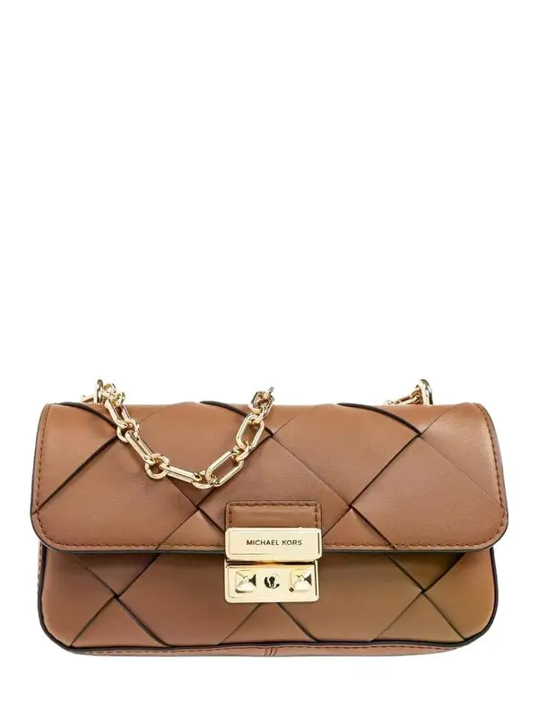 Michael Kors Leather Shoulder Bag - Brown