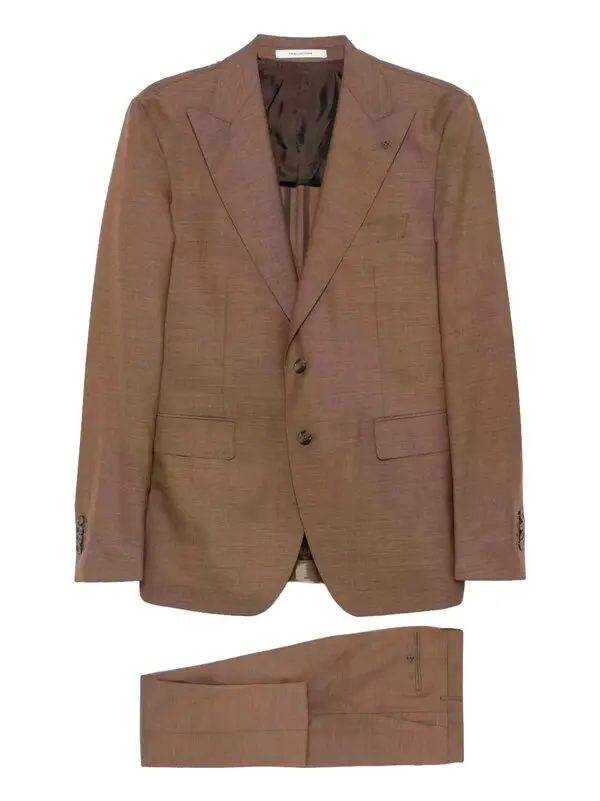 Tagliatore Single-breasted Suit - Brown