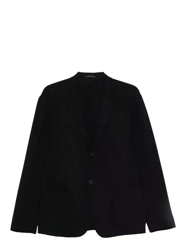 Giorgio Armani Wool Blazer - Blue