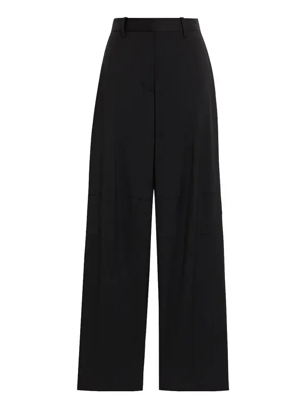 Helmut Lang Wool-twill Straight-leg Pants - Black