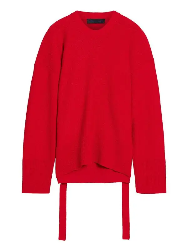 Proenza Schouler Cutout Knitted Sweater - Red