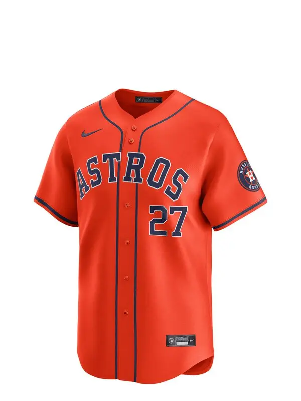 Nike Jose Altuve Houston Astros Dri-fit Adv Mlb Limited Jersey - Orange