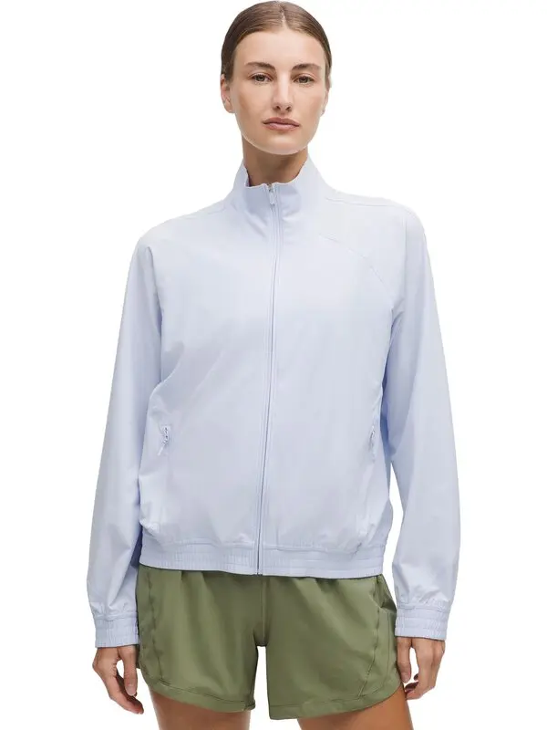 Lululemon Adapted State Track Jacket - Serene Blue