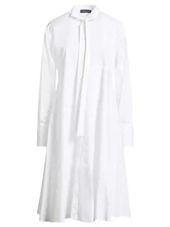 Fabiana Filippi Cotton Midi Shirt Dress - White