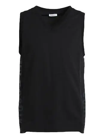 BIKKEMBERGS T-shirt Size Cotton, Polyester, Elastane - Black