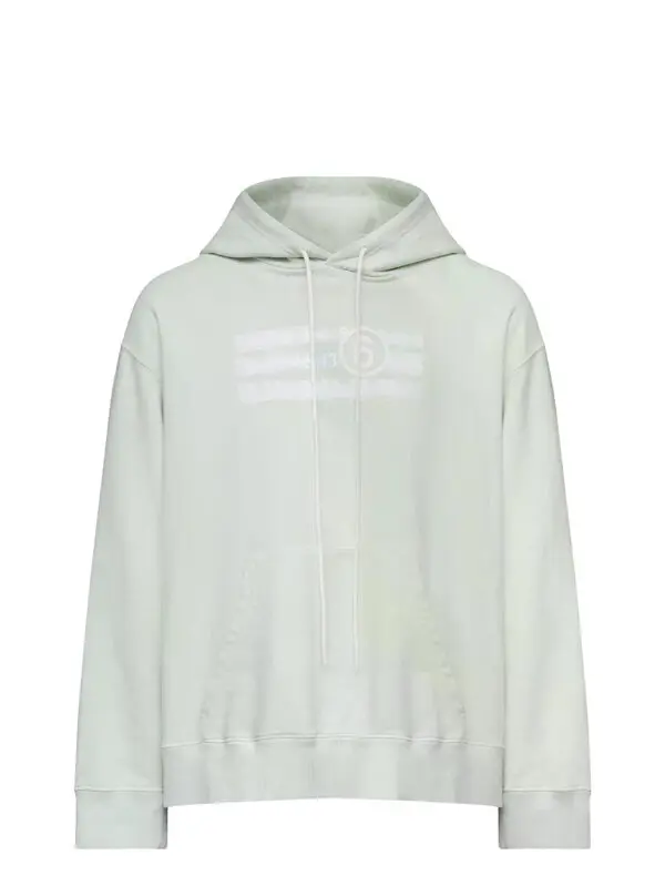 MAISON MARGIELA Numbers-motif Hoodie - Green