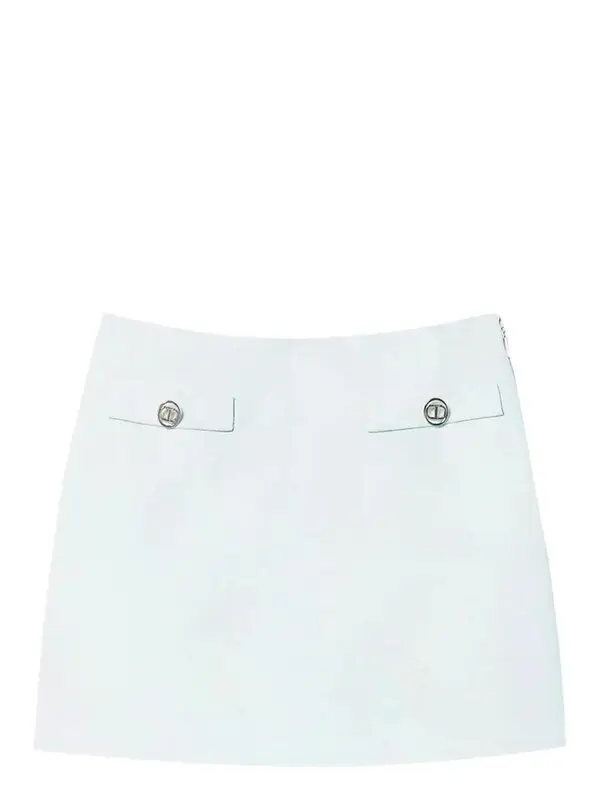 TWINSET Logo Skirt - Green