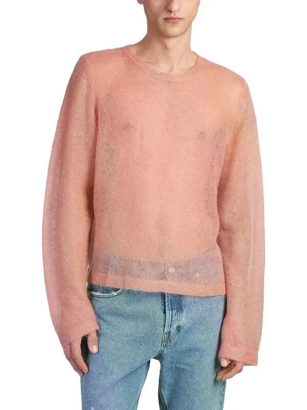 Séfr Semi-sheer Jumper - Pink