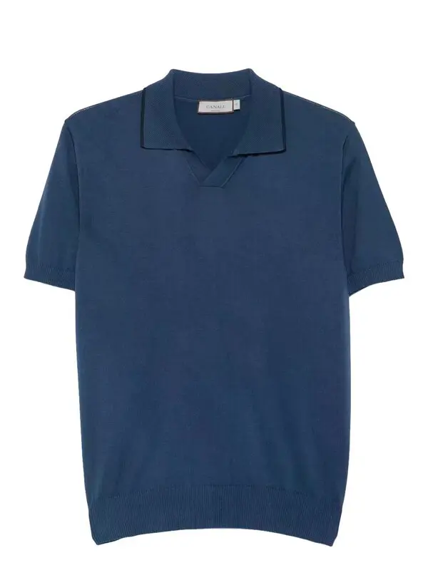 Canali Jersey T-shirt - Blue