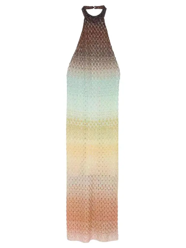 Missoni Ombré-effect Midi Dress - Brown