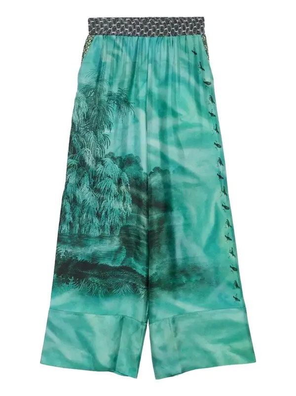 PIERRE-LOUIS MASCIA Aloe Trousers - Green