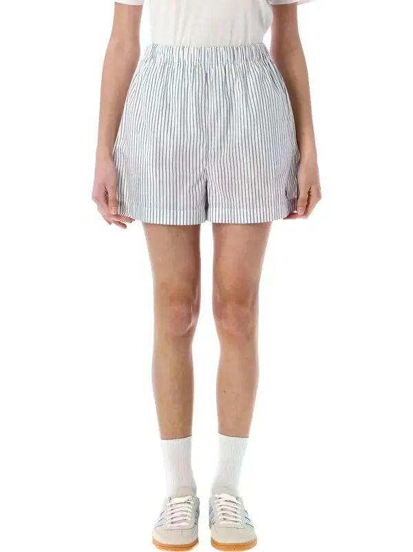 SPORTY & RICH Striped Shorts - Blue