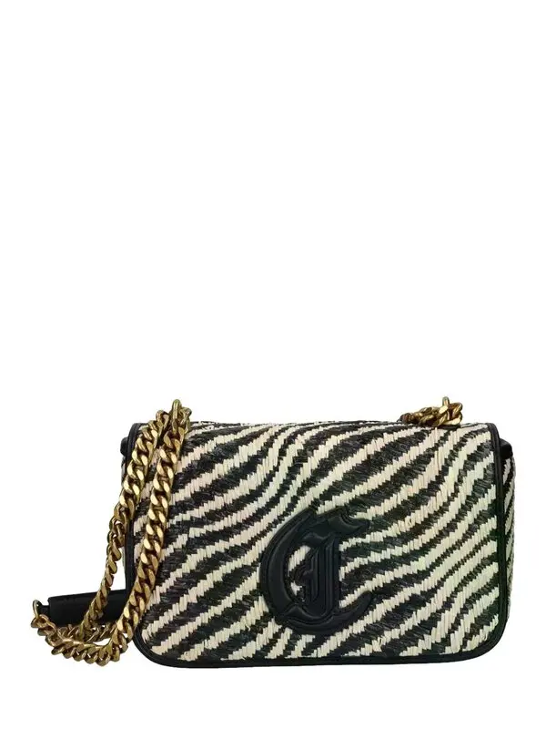 Just Cavalli Zebra-print Crossbody Bag - Black