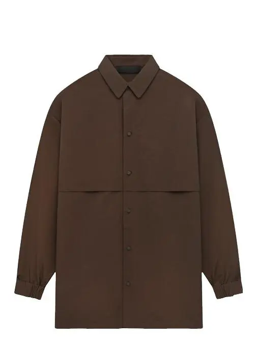 Fear Of God Essentials Military Nylon Overshirt - Brown