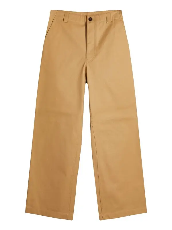Gucci Cotton Twill Chinos - Bisque