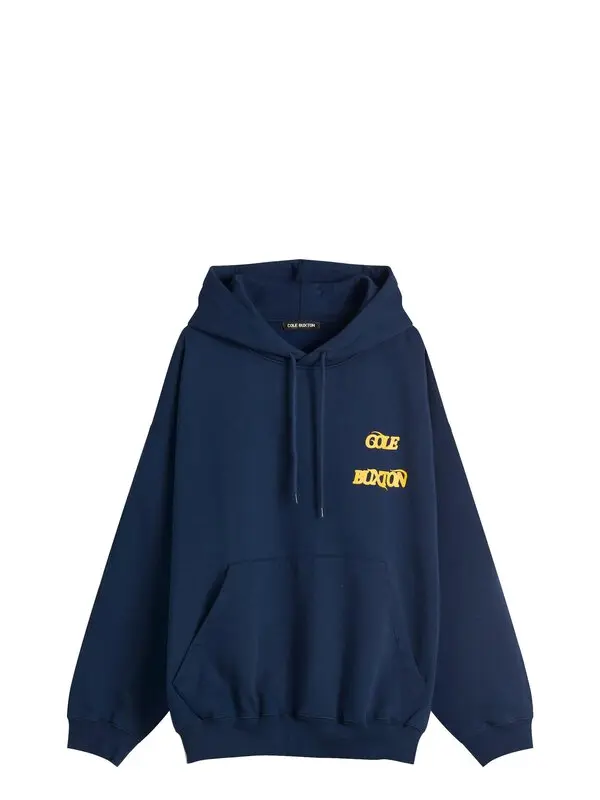 COLE BUXTON Balearic Hoody - Navy/yellow