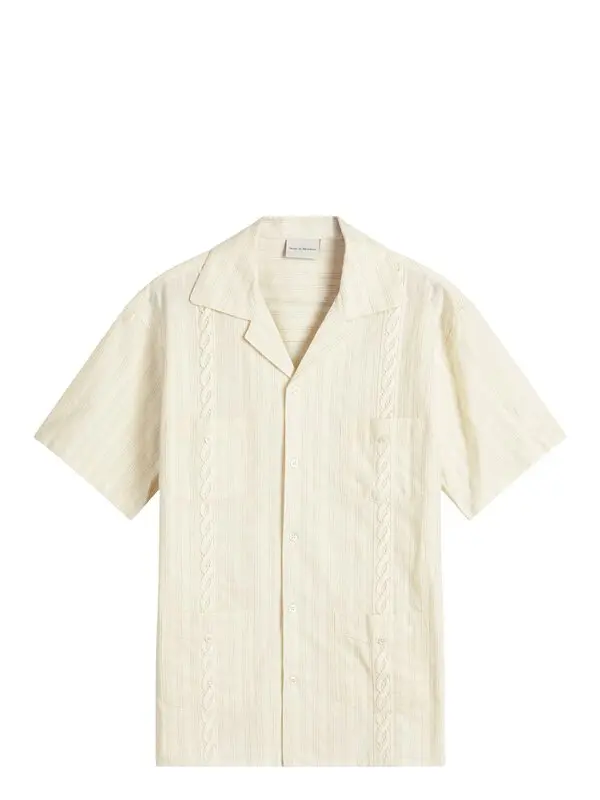 Drole De Monsieur Cuban Shirt - Ecru