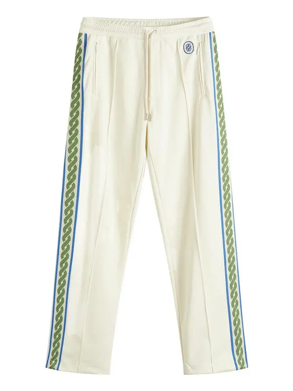 Drole De Monsieur Cotton Track Pant - Off White