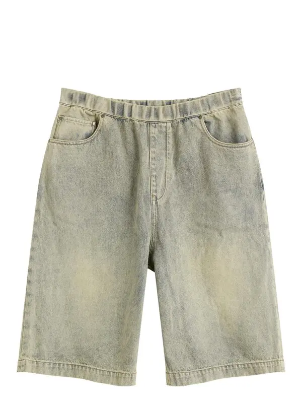 ENTIRE STUDIOS Spar Denim Shorts - Surface Wave