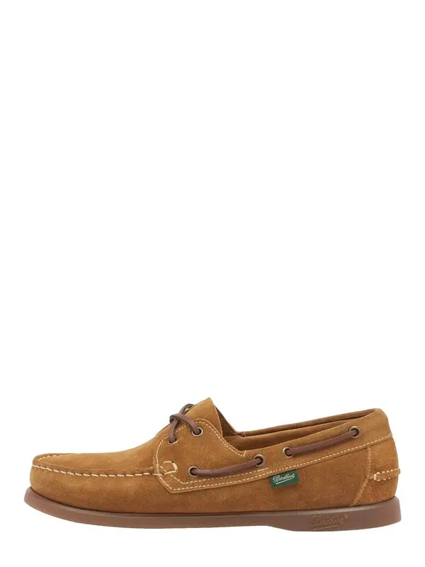 Paraboot Barth Velvet Boat Shoe - Fawn