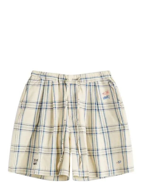 STORY MFG. Bridge Shorts - French Gingham Interrupted