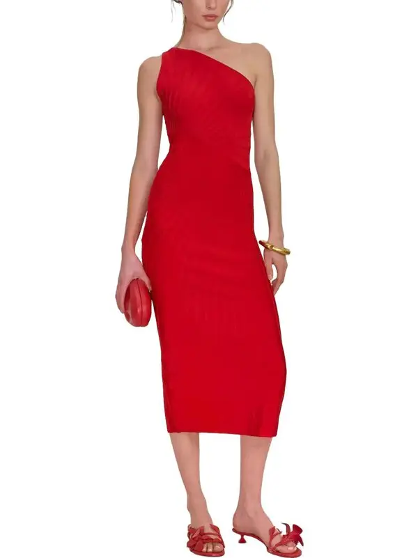 Cult Gaia Raith Midi Dress - Red