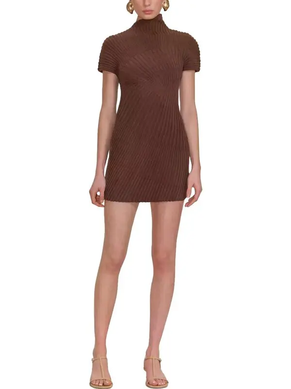 Cult Gaia Luka Mini Dress - Brown