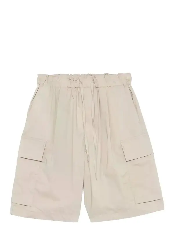 KAPTAIN SUNSHINE Poplin Cargo Shorts - Neutrals