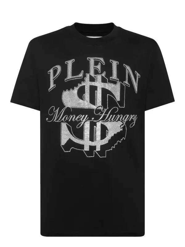 Philipp Plein Rhinestone-embellished T-shirt - Black