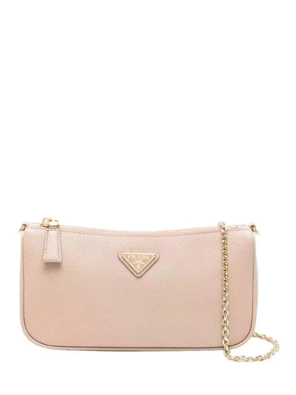 Prada Saffiano Leather Crossbody Bag - Pink
