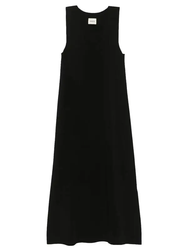 Khaite Keran Midi Dress - Black