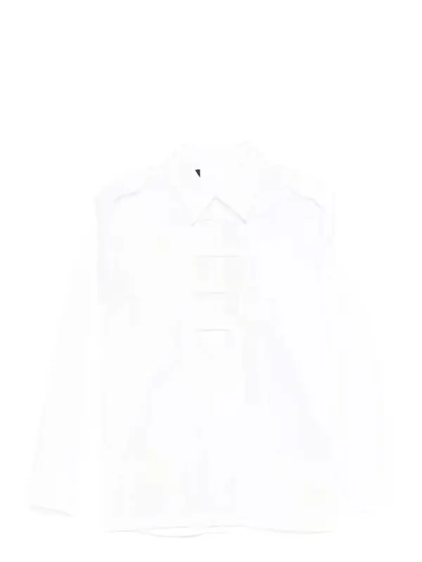 OLLY SHINDER Tie Cage Shirt - White