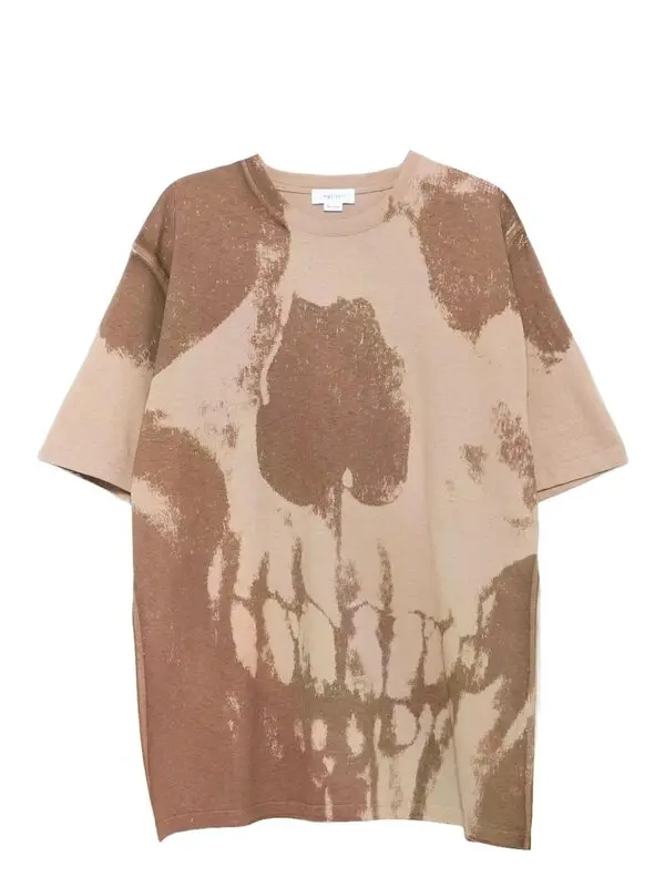 Alexander McQueen Exploded Skull T-shirt - Brown