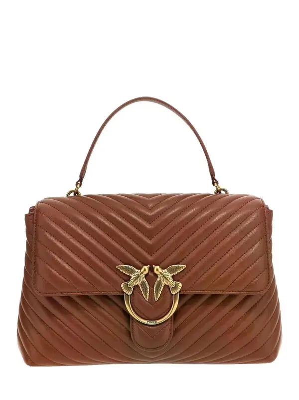 Pinko Lady Love Puff Bag - Brown